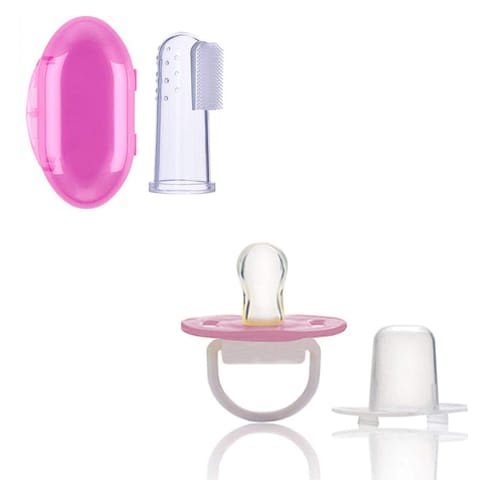 Safe-O-Kid Silicone Baby Finger Brush With Case with Unique Shape ...